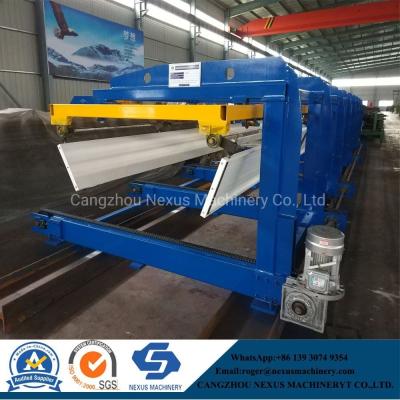 China Nexus Double Layer Roof Sheet Automatic Electric Pneumatic Stacker Roll Forming Machine for sale