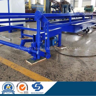 China Electric Stacking Machine with Adjustable Height for Double Layer Roofing Sheets Production for sale