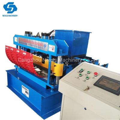 China Corrugated Roofing Sheet Curving Bullnosing Machine From China for sale