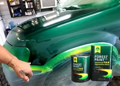 Cina cappotto superiore dell'automobile ad alta densità 2K, rifinitura decorativa giallo limone della pittura dell'automobile in vendita
