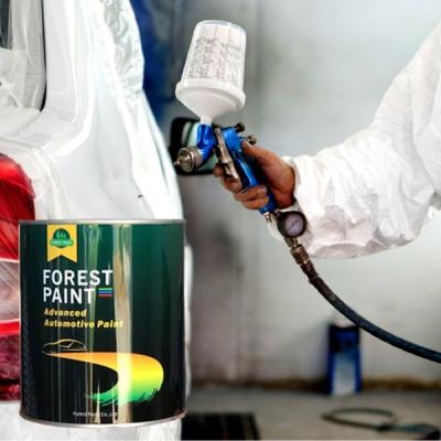 Cina 2K il nero Basedcoat con l'alto veicolo dell'automobile di gallone di Clearcoat dei solidi in vendita