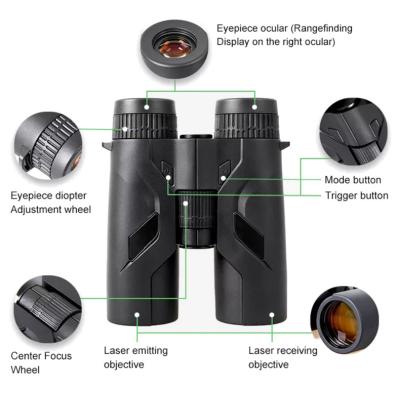 China 8x42 5-1800M High End Premium IPX7 version Binocular Laser Distance Rangefinder For Bird Watching for sale