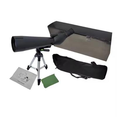 China 25-75x80 Angled Spotting Scopes Waterproof Telescope with Remote Control Tripod for sale