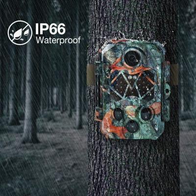 China 32MP 4K Hunting Camera with 3 PIR 120° Range Night Vision 45 LEDs Waterproof Scouting Camera for Observe Animals Home Security for sale