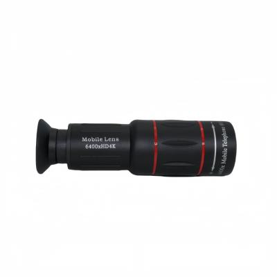 China 18x25 Mini Monocular With Tripod Universal Optics Glass Telescope Phone Camera Lens for Mobile Phone for sale