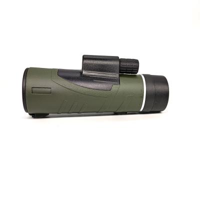 中国 ダハ プリズム10x42の携帯電話の望遠鏡の緑12x50高い定義Monocular 販売のため