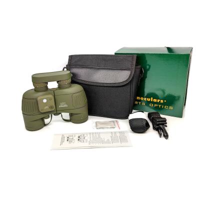 China Floating Compass Military Rangefinder ED Binoculars Bak4 Waterproof 7x50 10x50 for sale