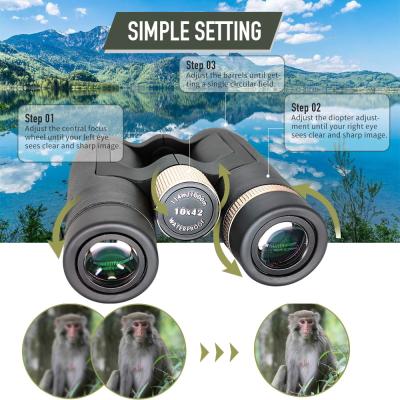 China Os binóculos versáteis de 10X42 ED enevoam o telescópio impermeável da prova para Birding exterior à venda