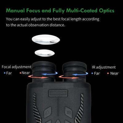 China NV980 Night Vision Binoculars Digital Infrared Camera with HD LED CMOS Sensor 128G SD Card for sale