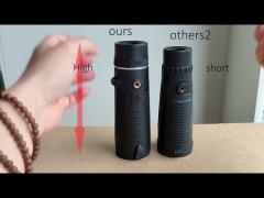 10X40 compacte Draagbare Éénogige Telescoop Waterdicht met Smartphone-Adapter