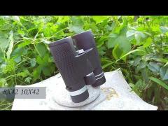 FMC Bak4 Prisma 10x42 Largo Ângulo HD Binoculares Telescópio com adaptador de telefone