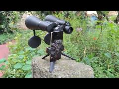 les jumelles enduites entièrement multi de visionnement de l'oiseau 10X 42 télescopent petit pour le voyage