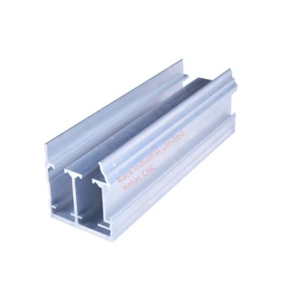 China Sandblasted Finish Custom Extrusions Durable Roller Assemblies Aluminum Extrusion Profiles Components for sale