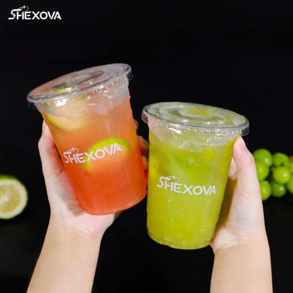 Quality Eco Friendly Clear Pet Custom Plastic Cups For Cold Drink With Lids for sale