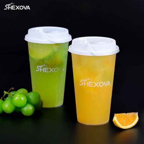 Quality 360/500/600/700ml Recyclable Food Grade PP Plastic Cups For Cold Drinks And Hot Drinks for sale
