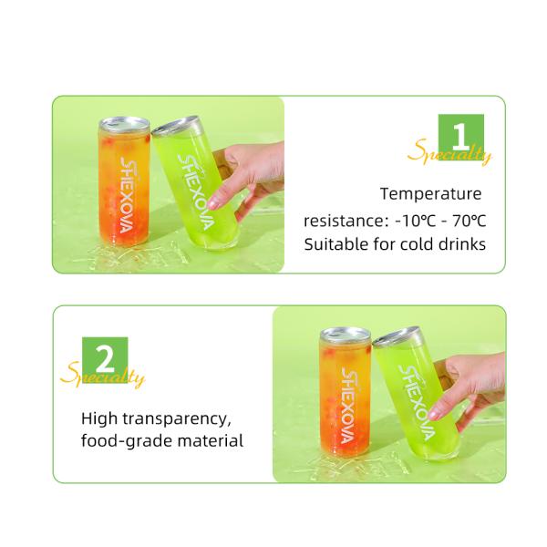 Quality Non Toxic Plastic Pet Beverage Cans With Temperature Resistance for sale