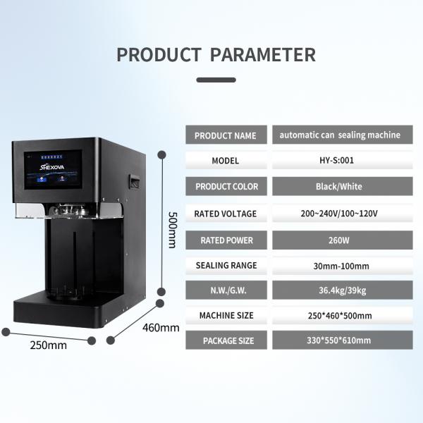Quality Stainless Steel Can Sealing Machine Fully Automatic For Plastic Beverage Can for sale