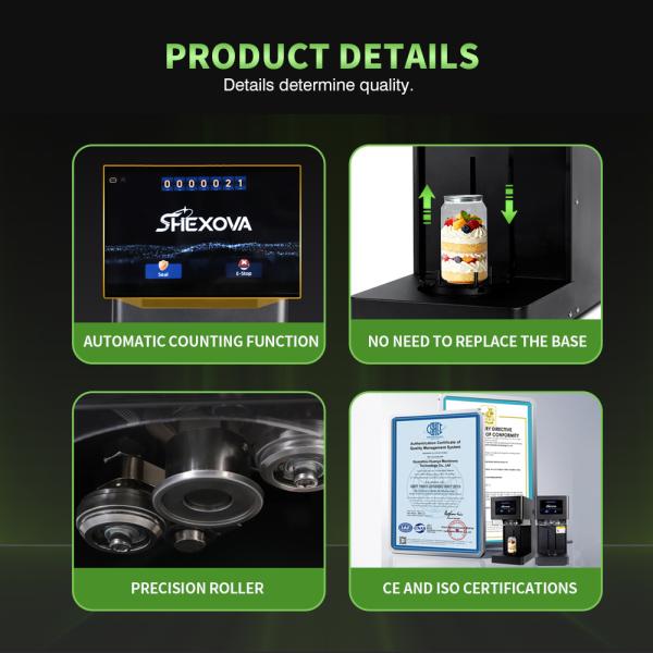 Quality Stainless Steel Can Sealing Machine Fully Automatic For Plastic Beverage Can for sale