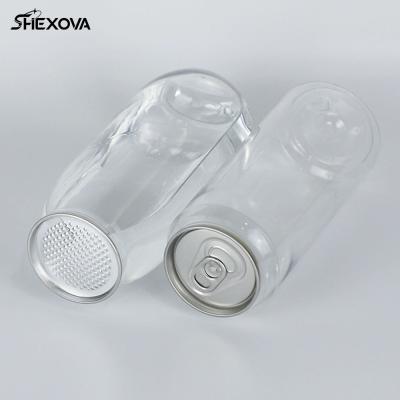 China Food Grade Multiple Sizes pet can bottle For Cream Soft Can With Aluminum Lid for sale