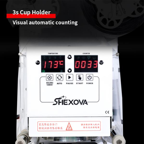 Quality Automatic Electric 90mm 95mm Plastic Cup Sealing Machine With Paper PP Pet Cup for sale