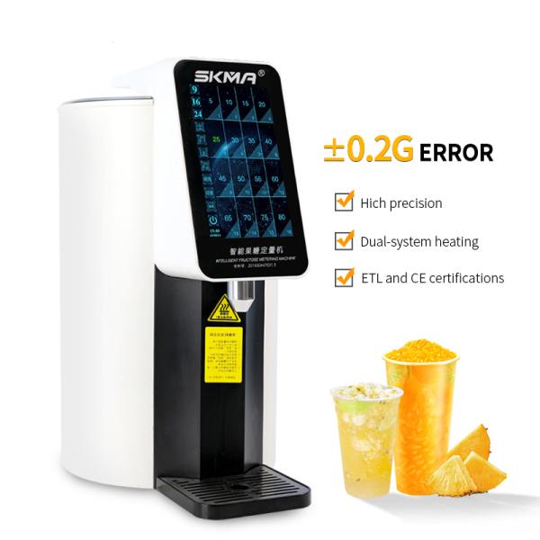 Quality Touch Screen Large Capacity 7L Syrup Fructose Dispenser Perfect Portion Control For Beverages for sale