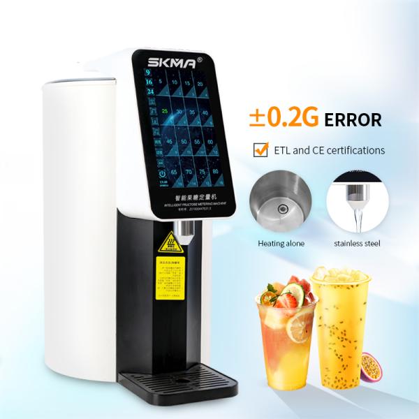 Quality Stainless Steel Automatic Fructose Dispenser Machine For Milk Tea Beverage Shop for sale