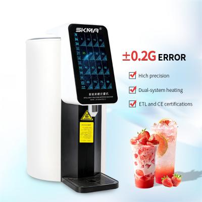 China Intelligent Touch Screen Quantitative Syrup Sugar Fructose Machine Bubble Tea Coffee Shop for sale