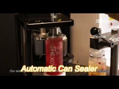 fully automatic non-rotating can sealing machine for beverage plastic cans