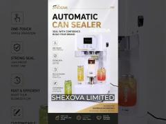 ce certification counting can sealing machine 55mm packing for tin plastic can milk tea shop