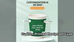 Custom Printed Double Layer Paper Cups for Hot Drinks