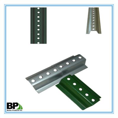 China Customizable color powder coated U-channel sign posts for sale