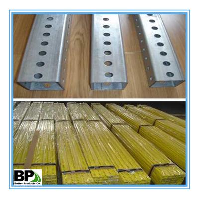 China Road galvanized steel sign poles for Vineyard and farm building for sale