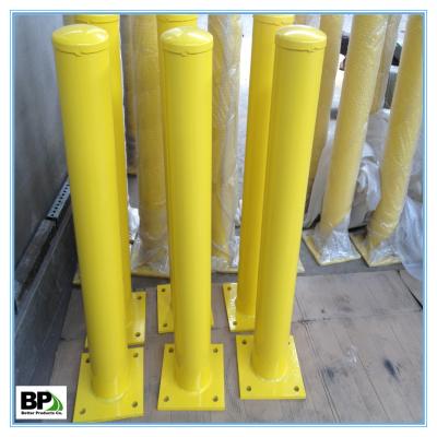 China Road Safety Perforated and Galvanized steel bollard for sale