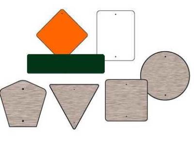 China 0.080''--Aluminum Road Safety Sign Blanks for sale