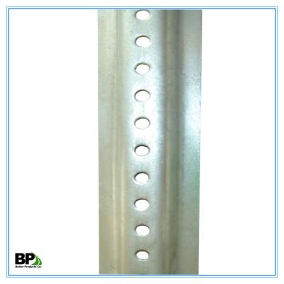 China Perforated Galvanized U channel post for display or outdoor advertising for sale