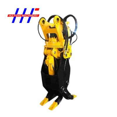 China Excavator Hydraulic Grapple Log 1360mm 360 Degree Forest Timber Wood for sale