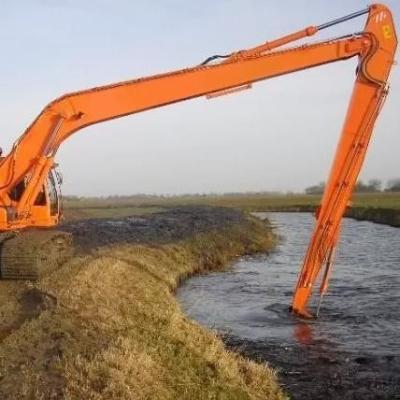 China Q345 18m Excavator Long Arm PC220 Extendable Boom Excavator for sale