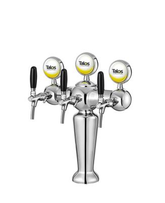 Cina Il parigino Chrome di TALOS la torre di Kegerator della birra alla spina/torre tripla della birra del rubinetto in vendita