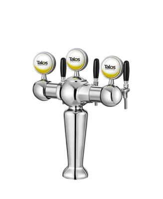 Cina Il parigino Chrome di TALOS la torre di Kegerator della birra alla spina/torre tripla della birra del rubinetto in vendita