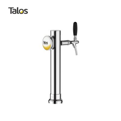 China Tipo torre de dispensación de la espina dorsal de Staight de la manera de TALOS 1 de la cerveza de barril de la torre de Chrome de la torre en venta