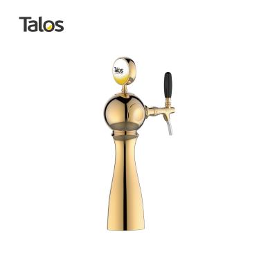Cina Torre parigina di Kegerator della birra alla spina del rubinetto di stile PVD di TALOS singola in vendita