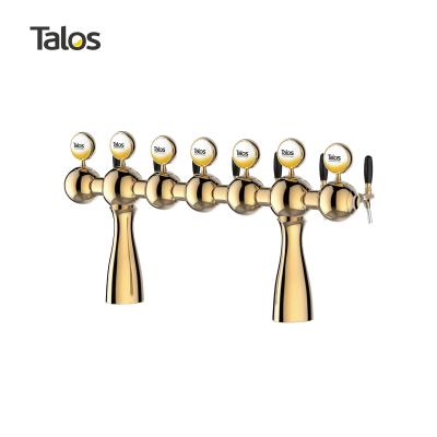 China TALOS Parijse PVD 7 van de de Toren Gouden Kleur van het Tapkraanbier het Voedselrang Te koop