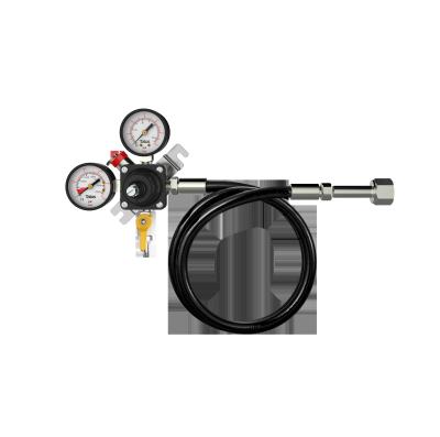 Cina Regolatore super della birra di CO2 di modo 2 e del singolo calibro con il tubo flessibile ad alta pressione in vendita