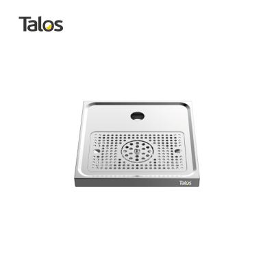 China Het Dienblad van de het Bierdruppel van het Talosroestvrije staal/Bar Tegendruppel Tray With Rinser Te koop
