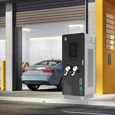 China BENY Floor Mounted Double Gun 4G 3 Phase 40kw CCS Level 3 Dc Commercial EV Fast Charging Station with Double Gun for sale