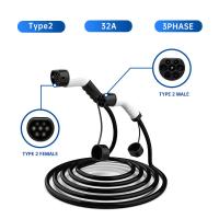 China 3 Phase EV Charging Cable Type 2 Car 22KW IP55 Protection Customizable for sale