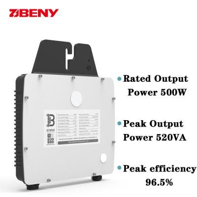 China BENY EU Market micro inverter 500w 230v High temperature resistant micro inverter 400w solar panel MPPT Single-phase inverte for sale