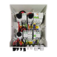 China Solar PV AC DC Combiner Box UV Resistant Single Phase 2 Strings BHS-2-2B for sale