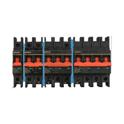 China Leakage Protector DC Circuit Breaker Miniature 1200VDC 1P 2P 3P 4P for sale