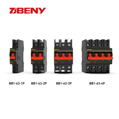 China Mini DC Circuit Breaker Leakage Protector For Solar DC System And Battery for sale